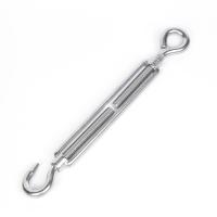 China Stainless Steel Open Body Turnbuckle with Galvanized Finish for Adjustable Rigging and Wire Rope Applications for sale