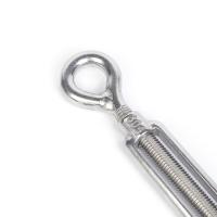 China Stainless Steel Open Body Turnbuckle with Galvanized Finish for Adjustable Rigging and Wire Rope Applications for sale