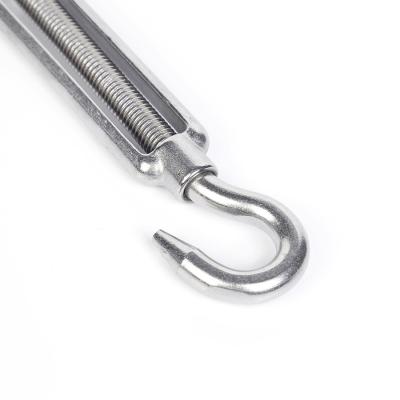 China Galvanized Open Body Turnbuckle with Metric Thread Type for Adjustable Cable and Wire Rope Tensioning for sale