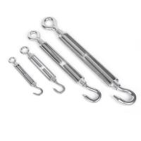 China 316 Stainless Steel Heavy Duty Turnbuckle - Eye Hook Frame Type for Wire Rope Tensioning and Structural Support for sale