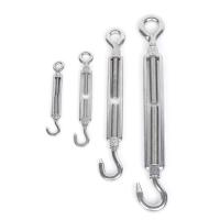 China Heavy Duty Marine Stainless Steel Double Hook Turnbuckle Tensioner - 650mm Width Belt Capacity for sale