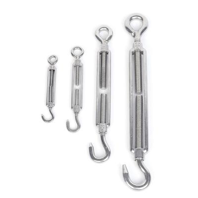 China Heavy Duty Marine Stainless Steel Double Hook Turnbuckle Tensioner - 650mm Width Belt Capacity for sale
