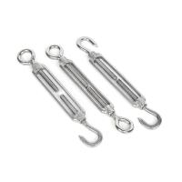 China High Strength Stainless Steel Turnbuckle 316/304 Open Type with 4:1 Safety Factor for Industrial Rigging for sale
