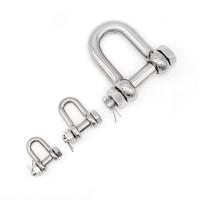 China D Type Shackle with Safety Bolt and Nut Pin - Industrial Grade Bow Anchor for Lifting Equipment for sale