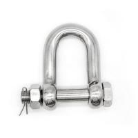 China D Type Shackle with Safety Bolt and Nut Pin - Industrial Grade Bow Anchor for Lifting Equipment for sale