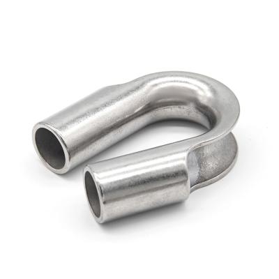China 316 Stainless Steel Wire Rope Thimble for Industrial Clamps - Adjustable Force Protection for sale