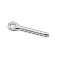 China Stainless Steel Eye Terminal Hardware 8mm Ring Connector for Electrical Cable for sale