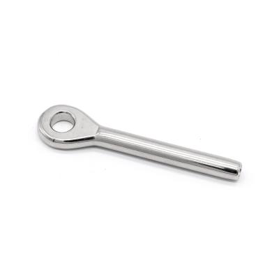China Stainless Steel Eye Terminal Hardware 8mm Ring Connector for Electrical Cable for sale
