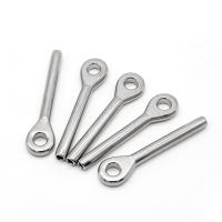 China Stainless Steel Swage Eye Terminal for 6mm Wire Rope Lifting 304 Grade for sale