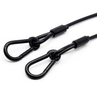China PVC Coated Wire Rope Belt Loop with Ring for 1.2 Ton Plastic Storage Tank for sale
