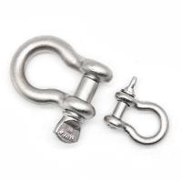 China European Type Bow Shackle Stainless Steel 316 Marine Grade 8mm for sale