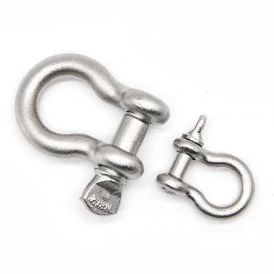 China European Type Bow Shackle Stainless Steel 316 Marine Grade 8mm for sale