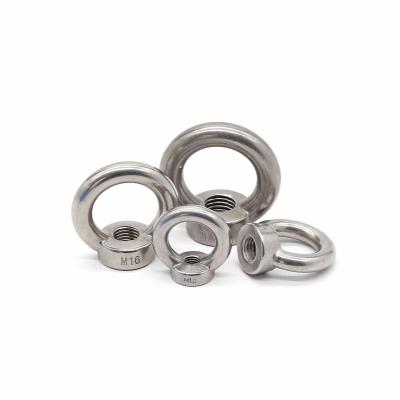 China DIN582 Stainless Steel Eye Nuts - Custom Sizes, 304 Grade, High Load Capacity for Industrial Lifting for sale