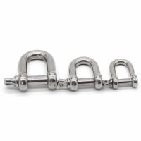 China Japanese Style Stainless Steel D Shackle - Marine Grade Corrosion Resistant Industrial Rigging Hardware in Multiple Sizes for sale