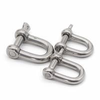 China Japanese Style Stainless Steel D Shackle - Marine Grade Corrosion Resistant Industrial Rigging Hardware in Multiple Sizes for sale