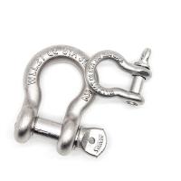 China D-Shaped Stainless Steel Shackle A2-70 A4-80 Rust Proof for sale