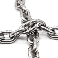 China 304 316 Stainless Steel Link Chain 3mm to 10mm Tarnish Resistant Industrial Grade for sale