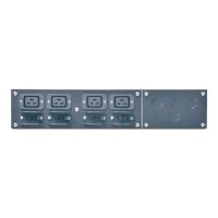 China APC SBP6KRMI2U Service Bypass Panel-230V 32A MBB Hardwire Input (4) IEC-320 C19 Output for sale