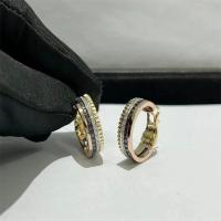 China Custom VVS Diamond Gold Earrings with DEF Color Round Cut - 1 Piece MOQ Luxury Jewelry for sale