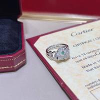China 18K Gold Diamond Ring with 8-10g Carat Weight and Round-Cut Diamonds in White Gold Setting for sale