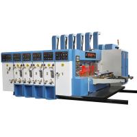 China High-Speed Corrugated Box Printing and Die-Cutting Machine with Schneider Electric Components, Helical Gear Transmission, and PLC Touch Screen Controls for sale