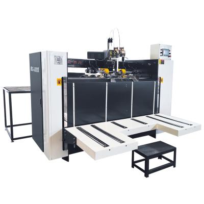 China Dual Servo Drive Automatic Stitching Machine with Touch Screen Control and Tungsten Steel Components for Carton Box Manufacturing for sale