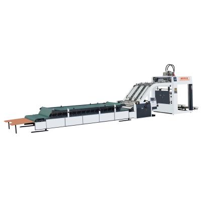 China Automatic Laminating Machine with Precise Positioning Automatic Glue Application and PLC Servo System for Cardboard Lamination for sale