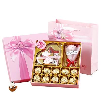 China Custom Chocolate Gift Box with Inset Birthday Wedding CDandy Cookie Paper Packaging for sale