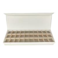 China Rectangle Custom Velvet Chocolate Truffle Bar Packaging Gift Box for Your Business for sale