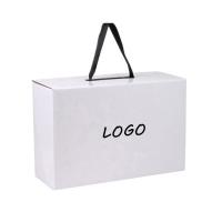 China Custom Order Accepted Mini Folding Empty Handbag Clothing Packaging Storage Case Box for sale