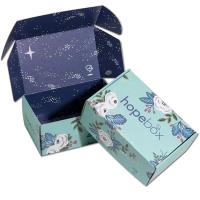 China Custom Colorful Folding Corrugated Craft Paper Shipping Mailer Boxes Add Your Own Logo for sale