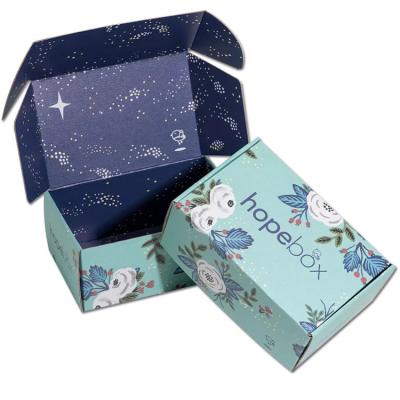 China Custom Colorful Folding Corrugated Craft Paper Shipping Mailer Boxes Add Your Own Logo for sale