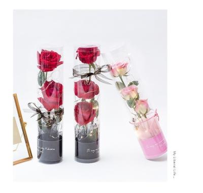 China Customizable Embossing Printing Handling Paperboard Flower Gift Box for Mother's Day for sale