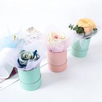 China Recyclable Paperboard Small Round Cylinder Necklace Jewelry Gift Boxes for Mothers Day for sale