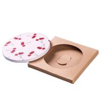 China Customized Color Coaster Gift Box with Rigid Cardboard Square Packaging Box Design for sale