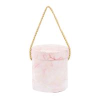 China Top Selling Creative Paperboard Valentine's Day Flower Packaging Gift Box with Handle for sale