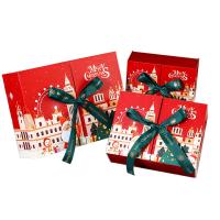 China Custom Luxury Rectangle Chocolate Paper Christmas Present Storage with Logo for sale