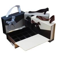 China Gold Hot Stamping Logo Rectangle Candy Drawer Wedding Favor Box for Chocolate Display for sale