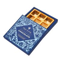 China Custom Logo 9 Bars Food Gift Boxes for Chocolate Candy Best Paper Packaging for sale