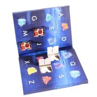 China Matte/Glossy Lamination Custom Chocolate Advent Calendar Packaging Box for Christmas for sale
