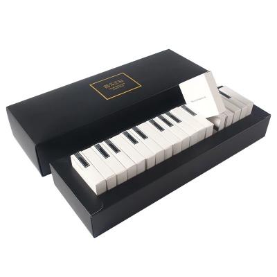 China Customized Luxury Piano Shaped Chocolate Gift Packaging Box with Magnetic Closure for sale