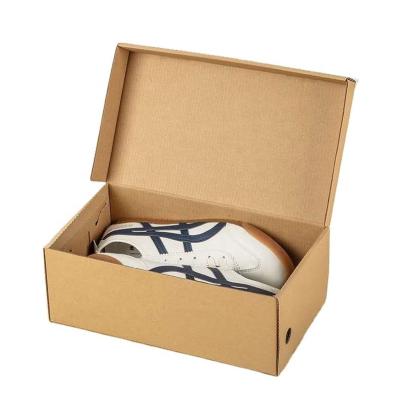 China Custom Order Accepted Collapsible Printing Paper Sneaker Leather Shoe Box With Handle for sale