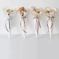 China Customized Single Rose Flower Box Accepting Custom Orders for Florist Bowknot Gift Packaging for sale