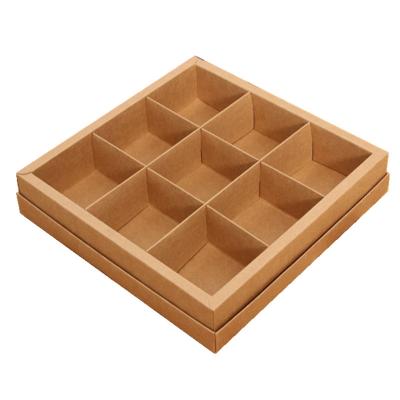 China Custom Eco-Friendly Recyclable Kraft Paper Pastry Packaging Box for Chocolate Gifts for sale