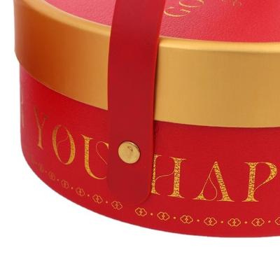 China Printing Cylinder Care Serum Round Tissue Paperboard Box with Eco-friendly for sale