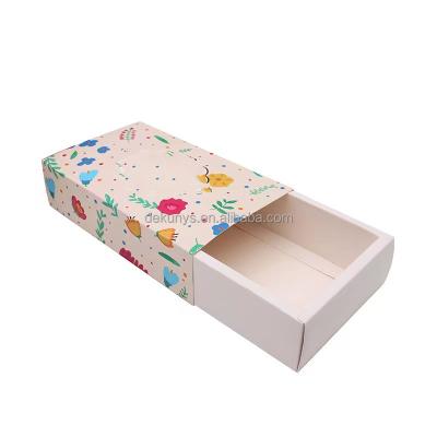 China Glossy Lamination Custom Recycle Folding Shredded Mask Paper for Shopping Gift Food Box for sale