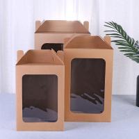 China Custom Different Shape Luxury Flower Gift Packaging Box with Clear Window for sale