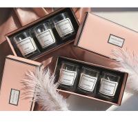 China Rigid Personalized Candle Box Paper Cardboard Gift Packaging With Lid for sale