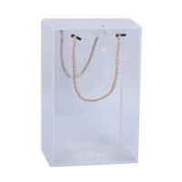China Gift Box Packaging With Handle Customizable Capacity Pvc Transparent For Industrial for sale