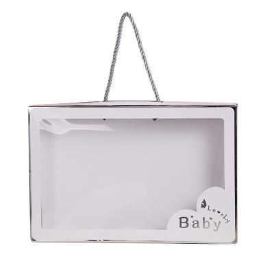 China Rigid Boxes Custom Luxury Folding Transparent Pvc Lid Gift Box With Your Own Logo for sale